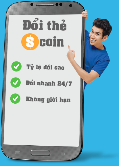 Đổi thẻ Scoin | Trao đổi thẻ điện thoại, thẻ game